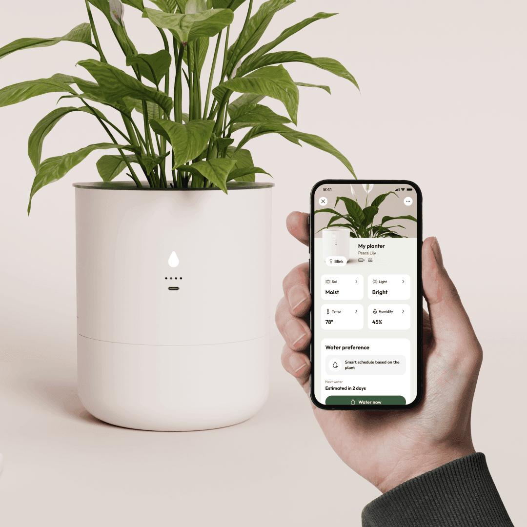 LeafyPod: AI-powered self-watering planter
